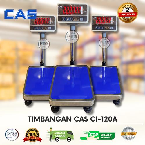 Jual Timbangan Duduk Digital CAS CI 120A 60Kg x 2G / Timbangan Digital ...