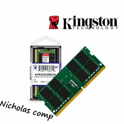 Jual Kingston RAM SODIMM KVR32S22D8/16 16GB DDR4 3200MHz - Kota ...