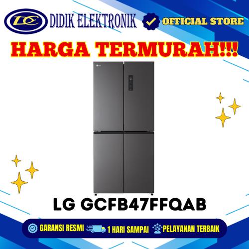 Promo LG GC-FB47FFQAB Kulkas Side By Side 4 Pintu 470 Liter Multidoor ...