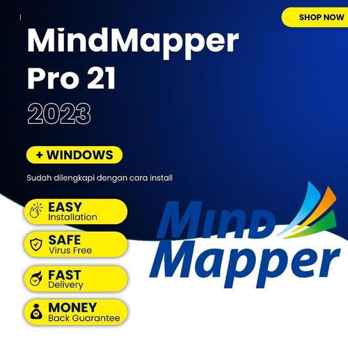 Jual Software Mind Map: MindMapper Pro 21 Full Version Untuk Komputer Laptop PC WINDOWS OS Versi ...
