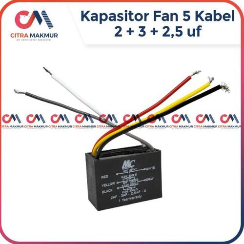Jual ready stock !!! Kapasitor Fan Ceiling Capung 5 Kabel 2 + 3 + 2,5 ...