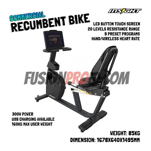 Promo Insight Recumbent Bike RR5 RR-5 Sepeda Statis Spinning Fitness ...