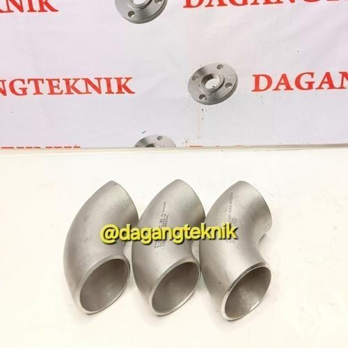 Jual ELBOW LAS 90 DERAJAT STAINLESS STEEL SS 304 SCH 20 16 INCH DN 400 // 16" ELBOW LAS 90 ...