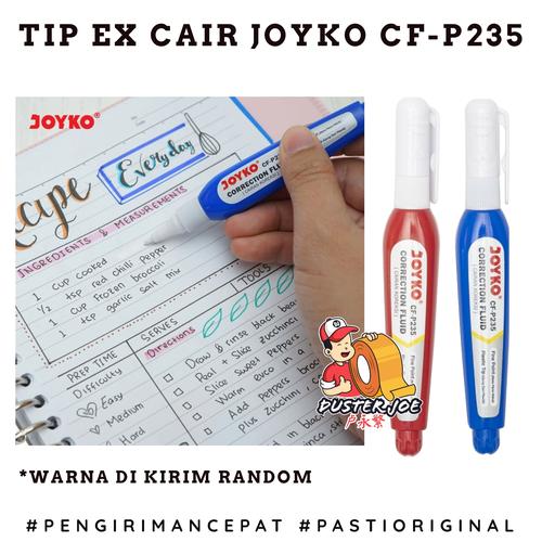 Jual Tip ex cair Joyko CF-P235 Correction Fluid Koreksi cair PER 1 PCS ...