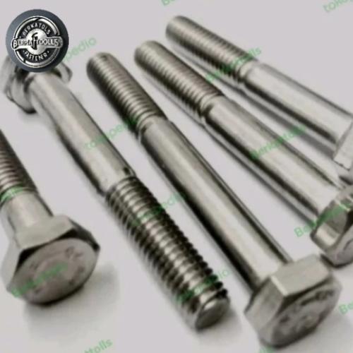 Jual BAUT MUR HEXAGONAL STAINLESS STEEL 304 1/2" x6" UNC HALF DRAT ...
