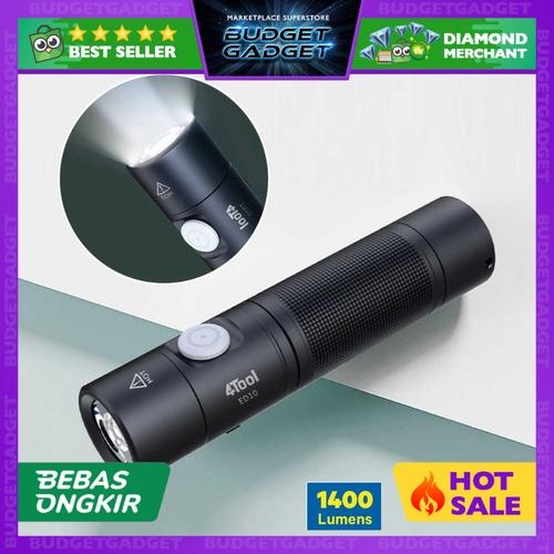 Jual NexTool 4Tool Senter LED Flashlight Type C Rechargeable 1400lm ...