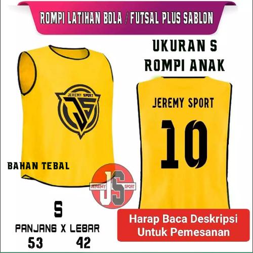 Jual Rompi Bola - Rompi Futsal UK S Plus Sablon 1 Warna - Hijau Stabilo ...