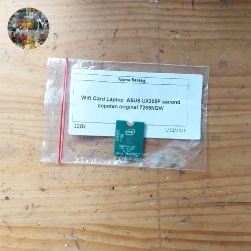 Jual Wifi Card Laptop ASUS UX305F Second Copotan Original 7265NGW - Kab ...