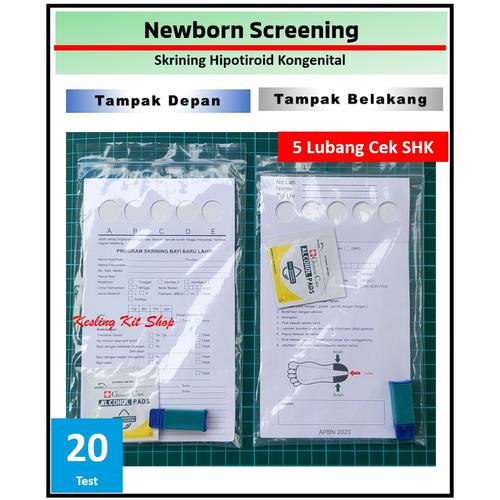 Jual Kertas SHK KIT - Kit Skrining Bayi Baru Lahir (20 Kit) - Jakarta ...