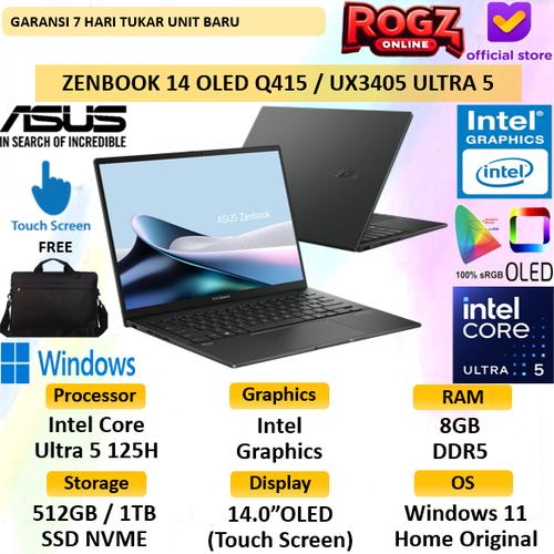 Promo Asus Zenbook 14 Ultra 5 125H 8GB 2TB SSD W 11 14 OLED Touch ...
