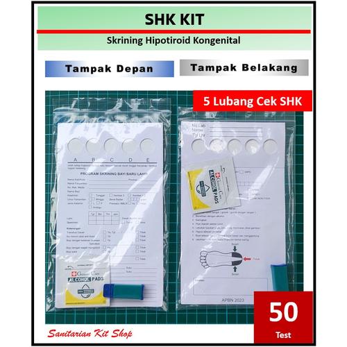 Jual Kertas SHK Kit - Skrining Hipotiroid Kogentinal Kit | 50 Test ...