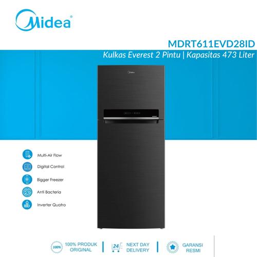 Promo Midea Midea 2 Door Frost free refrigerator Climate T 473L Everest Edition - MDRT611EVD28ID ...
