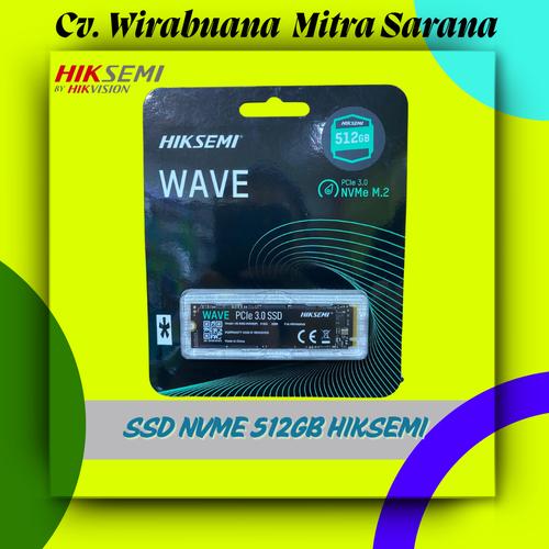 Jual SSD HIKSEMI WAVE PCIe Gen3x4 NVME 512GB HS-SSD-WAVE(P) - Kota ...