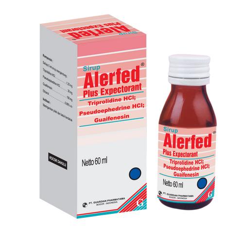 Jual ALERFED PLUS EXPECTORANT 60 ML / OBAT BATUK PILEK - Kota Surabaya ...