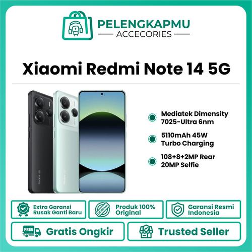 Promo Xiaomi Redmi Note 14 5G 12+512GB|8/256 Note 14 4G 8+256GB|8+128GB Original Garansi Resmi ...