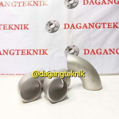 Jual ELBOW LAS 90 DERAJAT STAINLESS STEEL SS 304 SCH 10 1 INCH DN 25 // 1" ELBOW LAS 90 DERAJAT ...