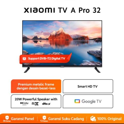Jual Xiaomi Google Smart Mi TV A PRO 32 HD | Digital TV Dolby Audio DTS ...