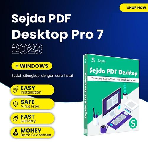 Jual Sejda PDF Desktop Pro 7 - Combine & reorder pages, merge multiple ...