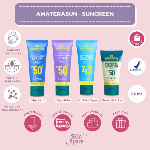 Jual AMATERASUN AMATERASUN UV Sunscreen Serum SPF 50+ PA++/ UV Sunscreen Cream SPF 50+ PA ...