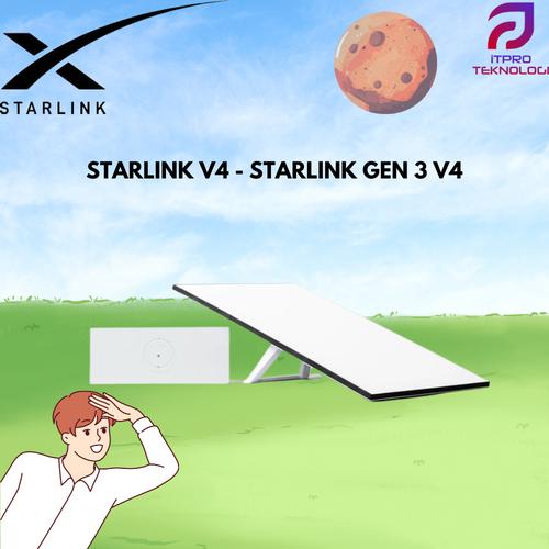 Jual STARLINK V4 - STARLINK GEN 3 V4 - STARLINK Standard Kit V4 - Wi-Fi ...