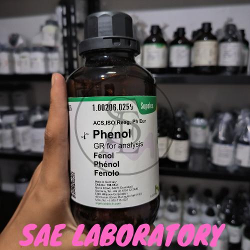 Promo PHENOL GR FOR ANALYSIS/ FENOL/ MERCK 1.00206.0250 MERCK 100206 ...