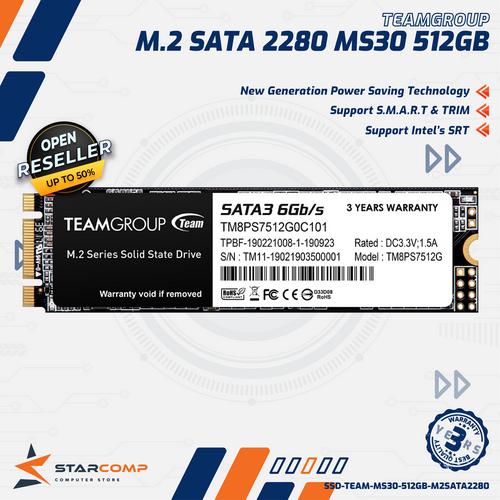 Jual Teamgroup MS30 512GB SSD M.2 SATA 6Gb/s - Kota Semarang - StarComp Semarang | Tokopedia
