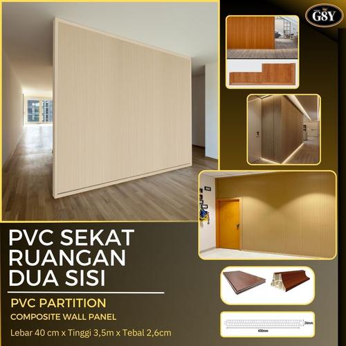 Promo PVC SEKAT RUANGAN / PARTITION WALLPANEL / UK 40CM X 3,5M - SIKU ...
