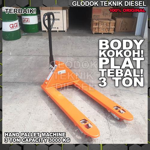 Jual Hand Pallet HandPallet Truck 3 TON Hand Stacker LIFT 3000 KG Roda ...