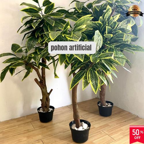 Jual bunga besar jumbo artificial 2 meter hiasan sudut ruangan - 100 cm ...