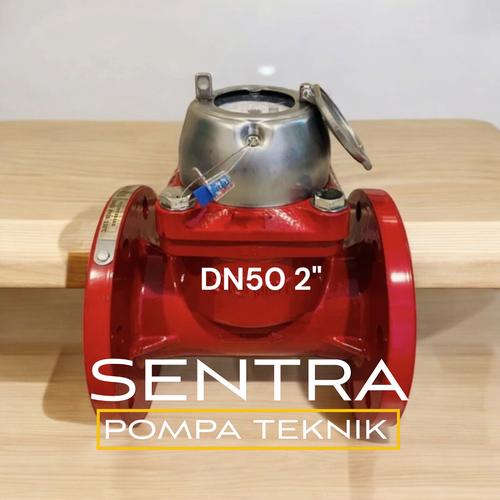Jual Flow meter air limbah stainless SWM 2 inch Water meter air 2 inch ...