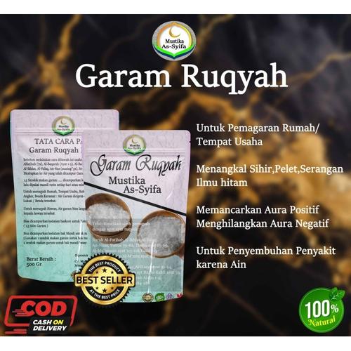 Promo garam ruqyah bidara original 1 kg penangkal aura negatif/garam ...