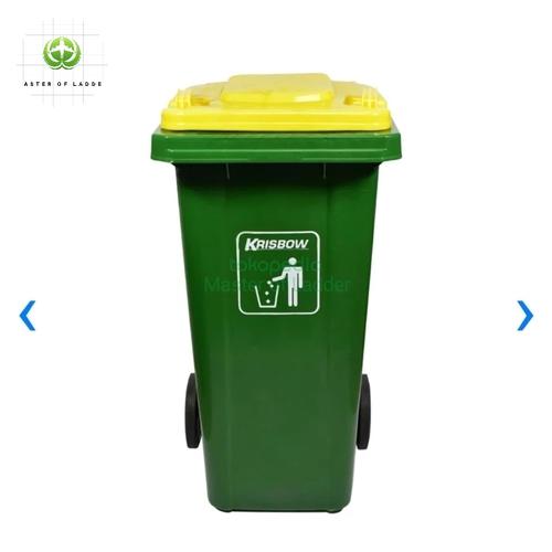 Jual Dustbin Krisbow Tong Sampah Plastik Outdoor 120 Ltr/Tempat Sampah ...