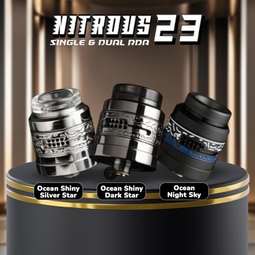 Jual Nitrous 23 Single & Dual RDA 23MM by Koko Sarang x Damn Vape ...