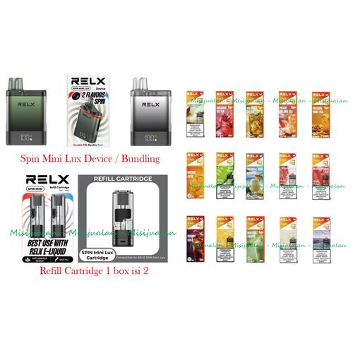 Jual RELX Spin Mini Lux Refillable Device Bundling Refillable Cartridge ...