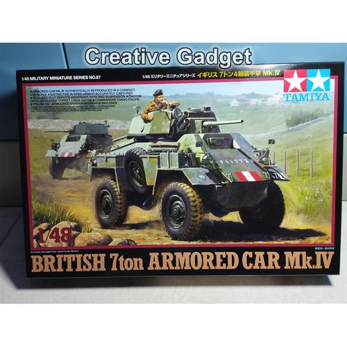 Jual Model Kit Tamiya 1/48 - British Humber 7Ton Armored Car Mk.IV ...