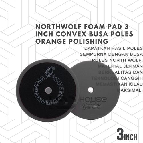 Jual NORTHWOLF Foam Pad 3 inch Convex Busa Poles BLACK Finishing - Kota ...