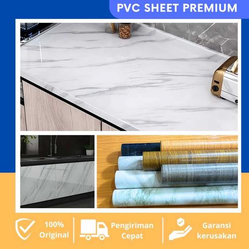 Promo PVC SHEET (Sudah ada Lem)/Deco Sheet pelapis furniture/ sticker ...