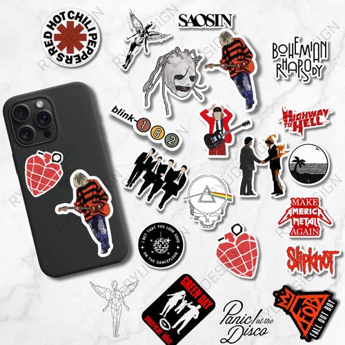 Promo Sticker Sticker Pack Band Metal Rock Punk Anti Air Nirvana ...