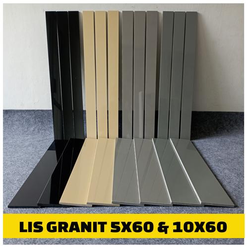 Jual Plint Lis Granit 10x60 Hitam Polos Termurah - 10x60 Hitam - Kab ...