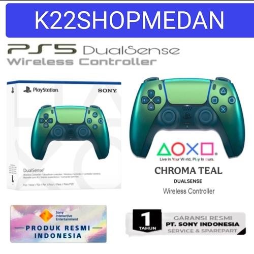Jual PS5 Stik stick Dualsense Wireless Playstation PS5 Chrome Teal ...