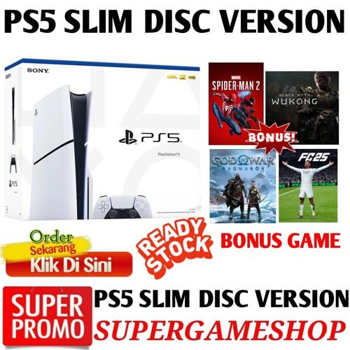 Promo PS5 Console PS5 Slim Disc Version - PS5 Slim Console Digital Version - PS5 SLIM DIGITL ...