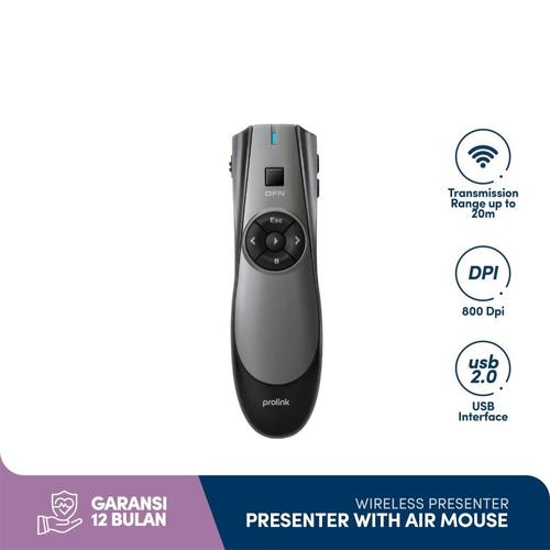 Promo PROLINK PWP102G PRESENTER WIRELESS LASER WITH TOUCH PAD AIR MOUSE ...