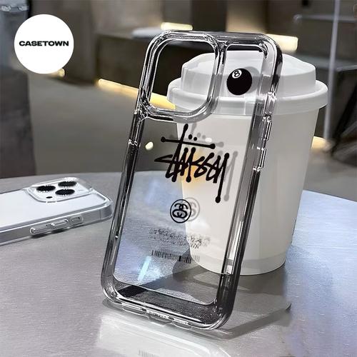 Jual Clear case iphone softcase stussy for iphone 11/12/13/14/15 Pro ...