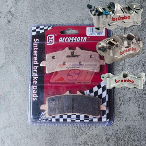 Jual Kanvas Rem Brake Pads Accossato M4 M50 GP4RS GP4RX GP4RR Brembo ...