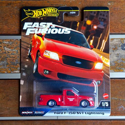 Jual Hotwheels Ford F-150 SVT Lighting Fast furious fnf red merah ...