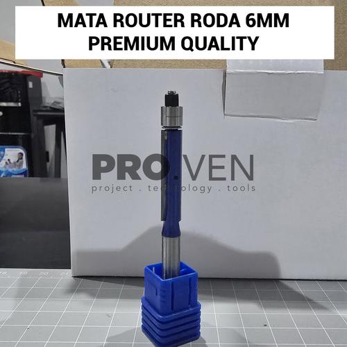 Jual MATA ROUTER RODA FLUSH TRIM BIT 6MM 6 MM PROVEN - PREMIUM QUALITY ...
