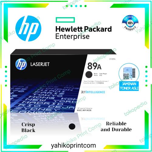Jual HP 89A Black Original Laserjet Toner Cartridge CF289A - Jakarta ...