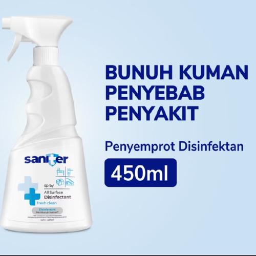 Jual RAYA - SANITER SPRAY 400 ML SANITIZER DISINFEKTAN ANTIVIRUS ...