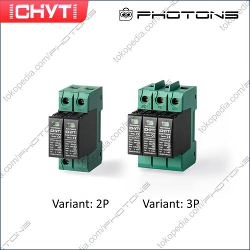 Jual Surge Protection Device Arrester SPD DC T1+T2 2P 600V/ 3P 1000V ...
