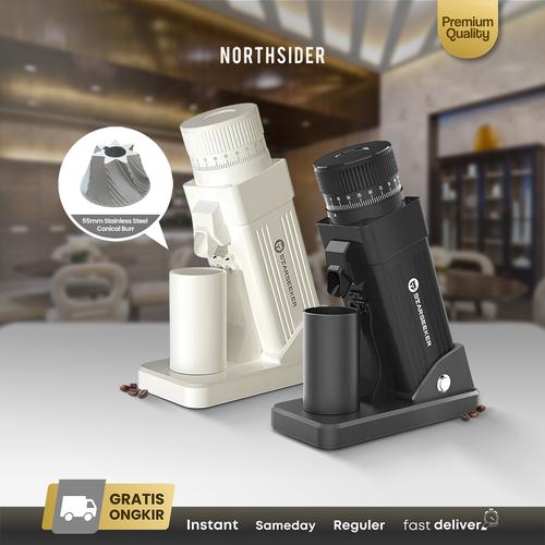 Promo STARSEEKER E55 Coffee Grinder kopi Espresso elektrik 7 core 55mm Conical burr Plasma ...